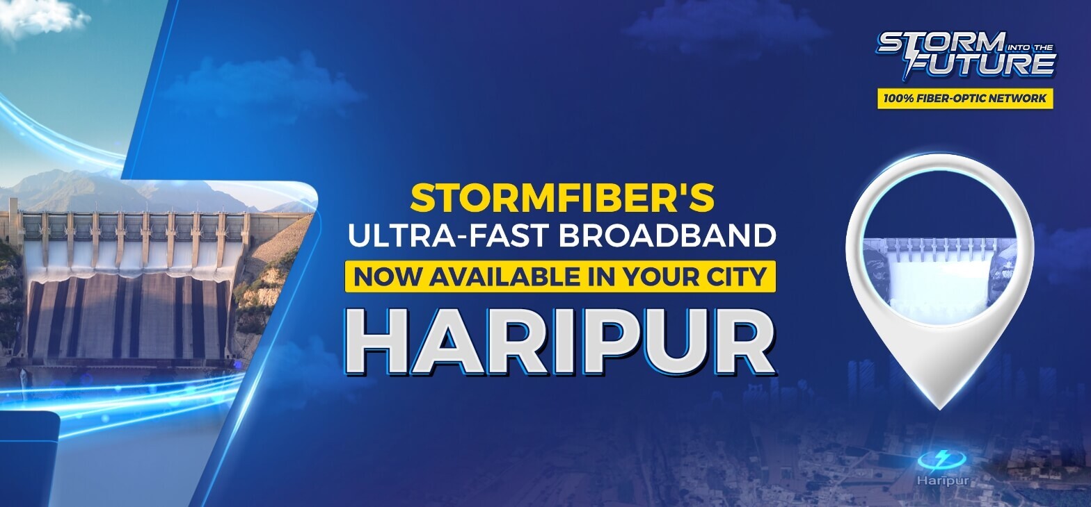 Best Internet In Pakistan - Unlimited Possibilities - StormFiber
